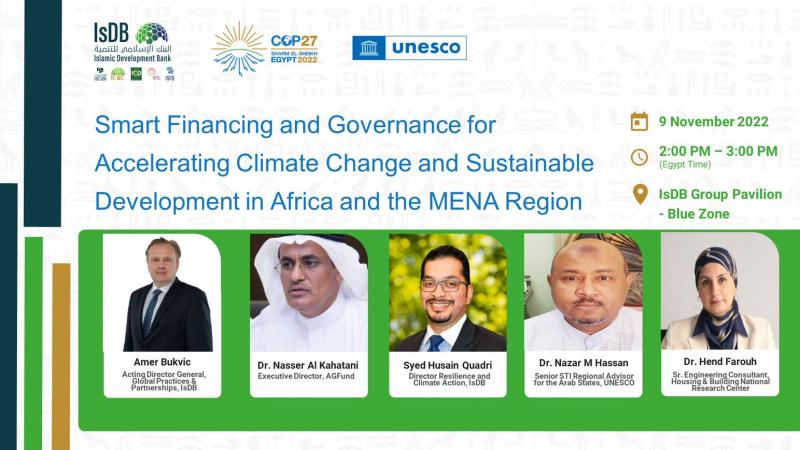 Smart Financing and Governance for Accelerating Climate Change and Sustainable Development in ...